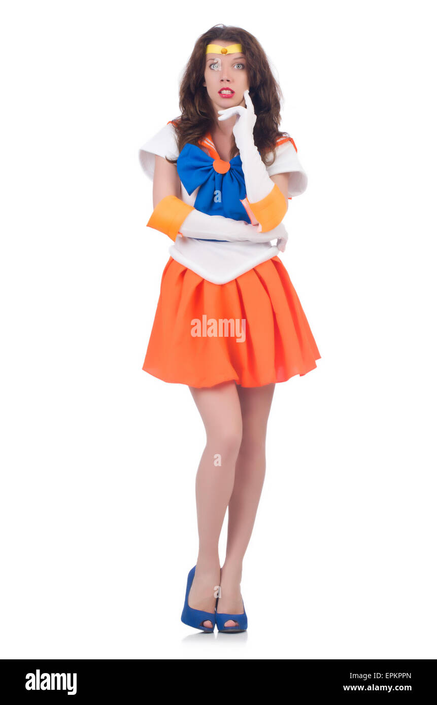 Model wearing sailor moon suit hi-res stock photography and images - Alamy