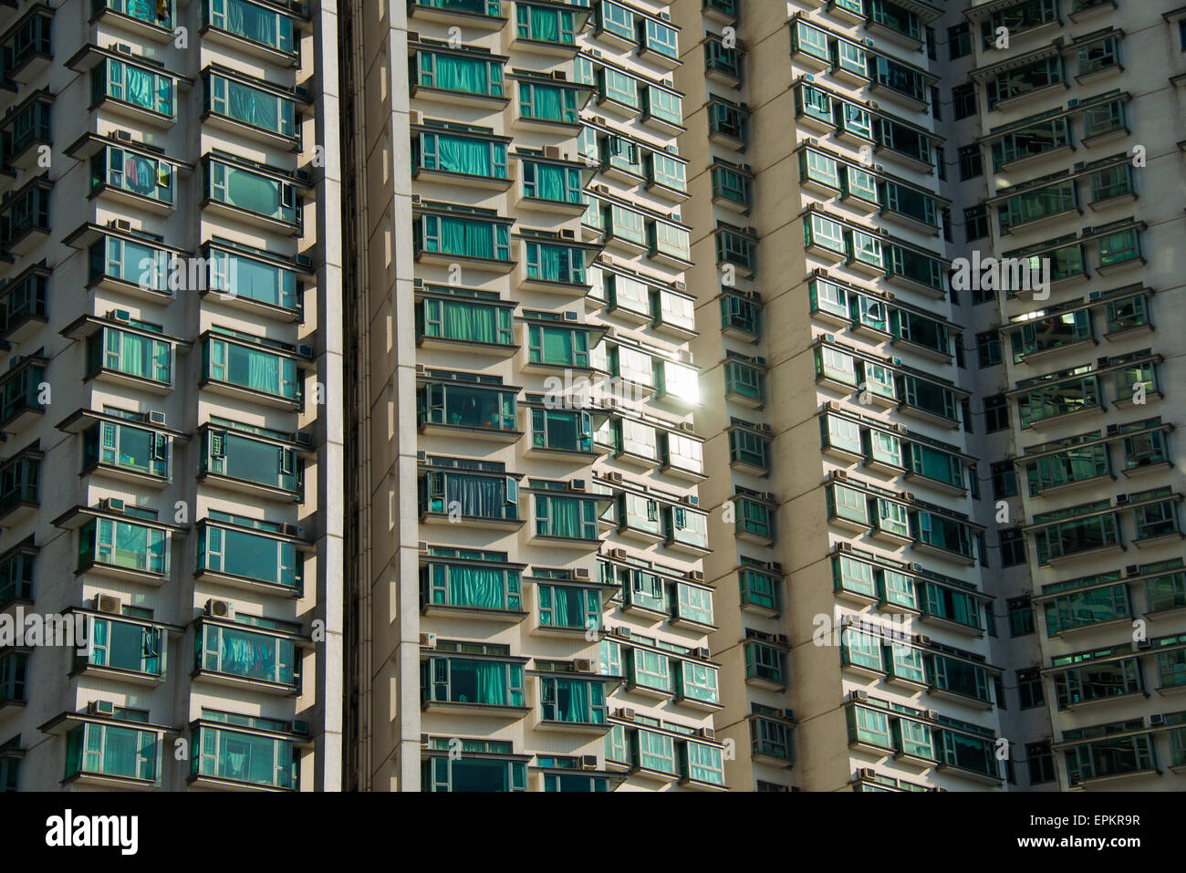 Hign density residential building in Hong Kong Stock Photo - Alamy