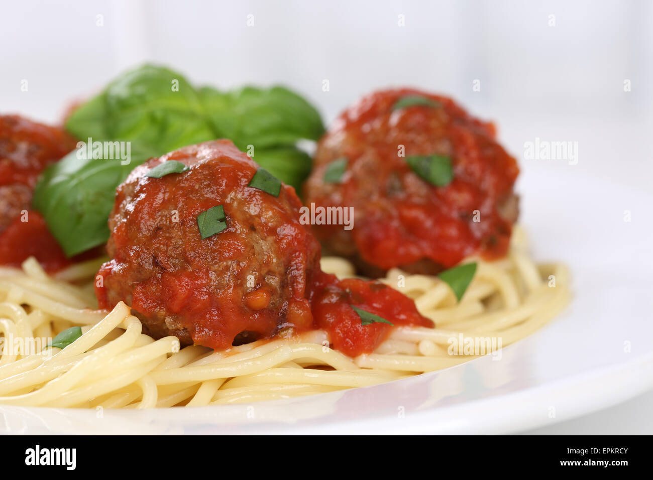 Teller mit spaghetti bolognese hi-res stock photography and images - Alamy