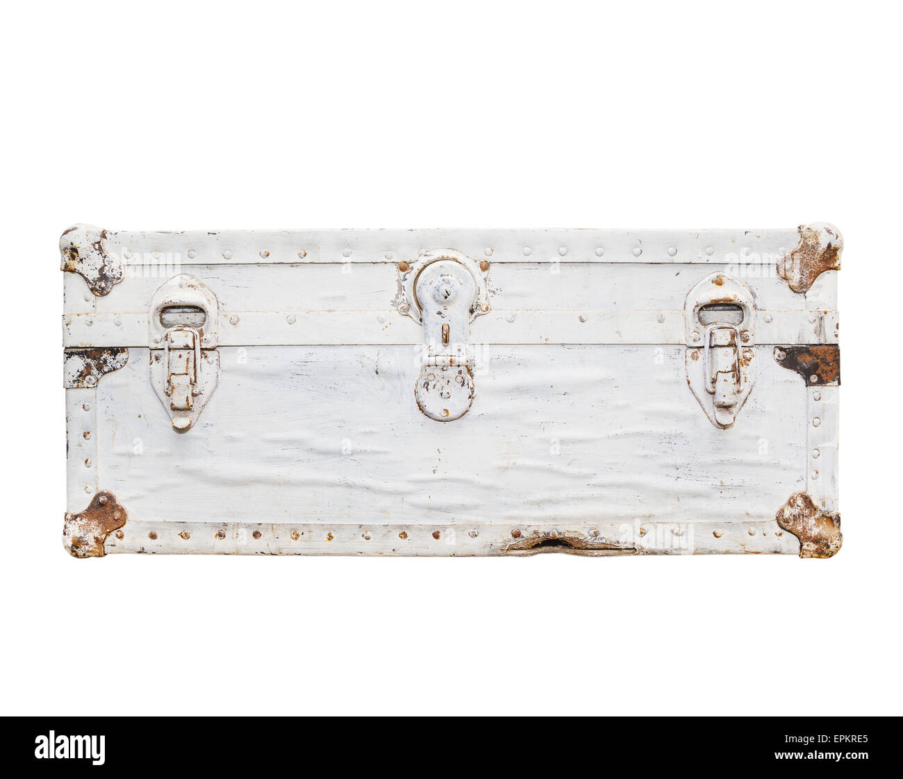 White metal suitcase hi-res stock photography and images - Alamy