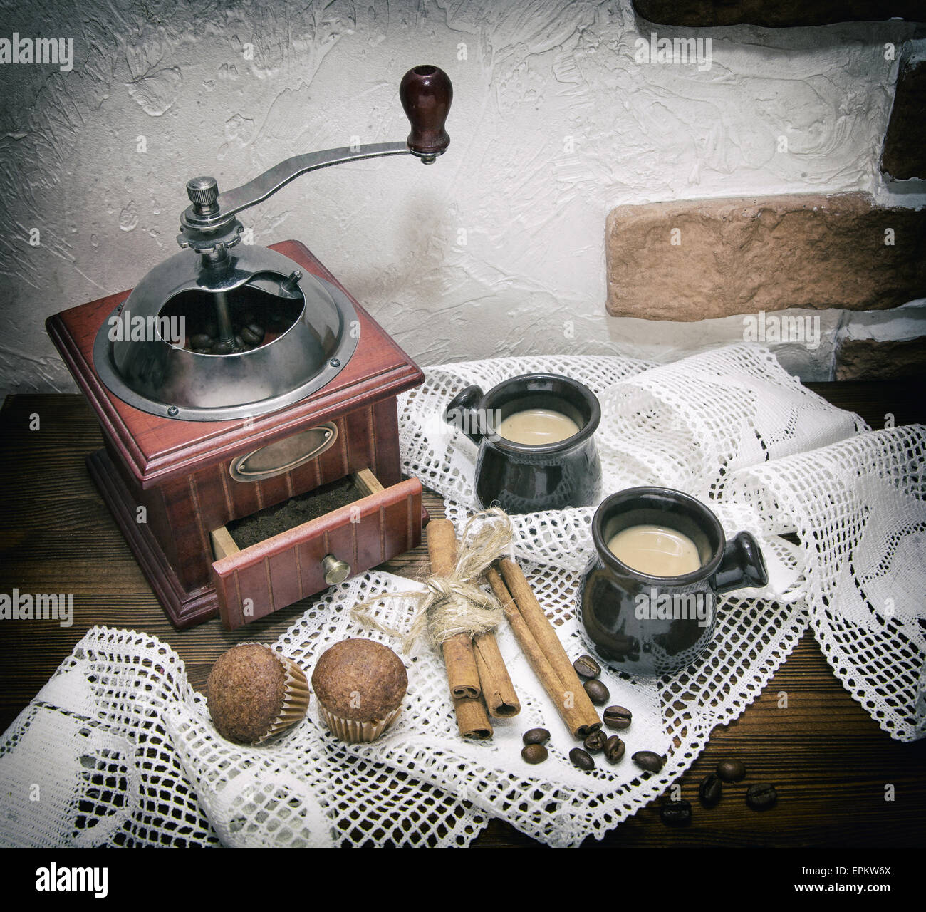 Old style mill hi-res stock photography and images - Alamy