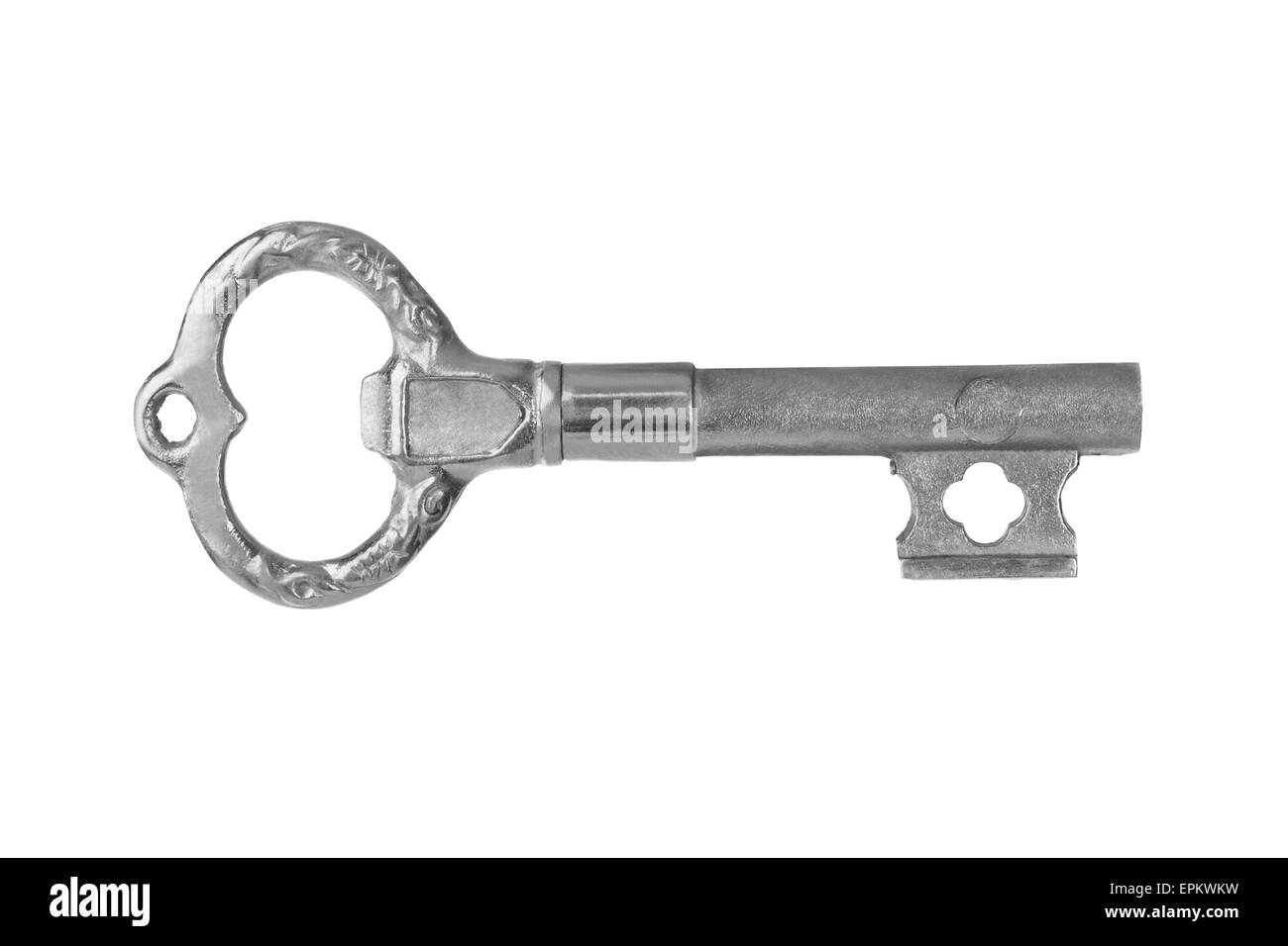 Close up silver key Cut Out Stock Images & Pictures - Alamy
