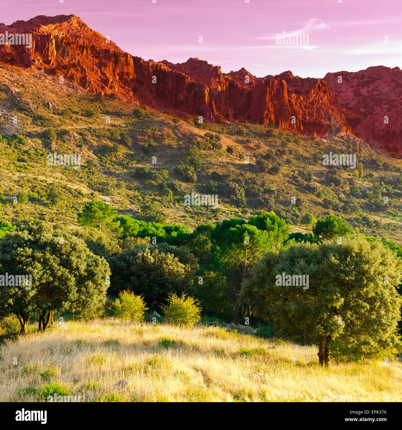 Mountains in Spain Stock Photo - Alamy