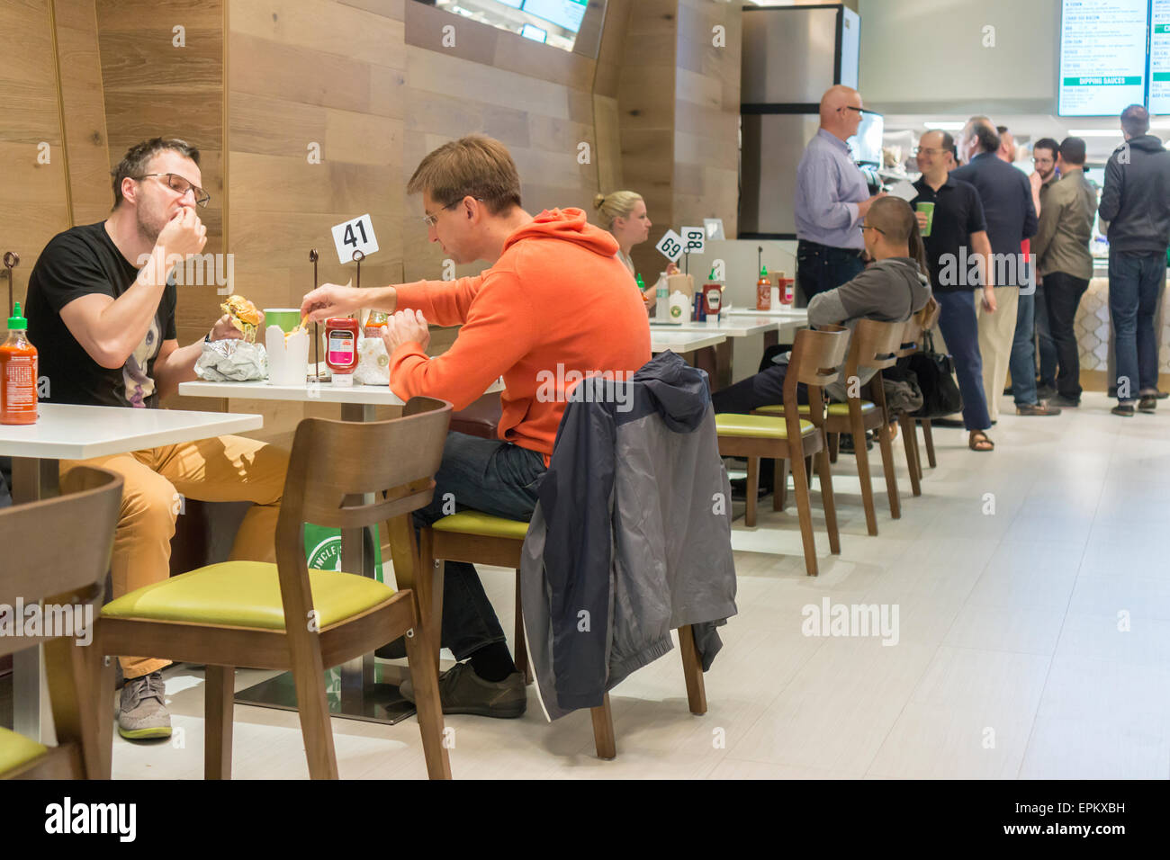 Uncle Sam's, the first store in the U.S. of the Chinese burger chain ...