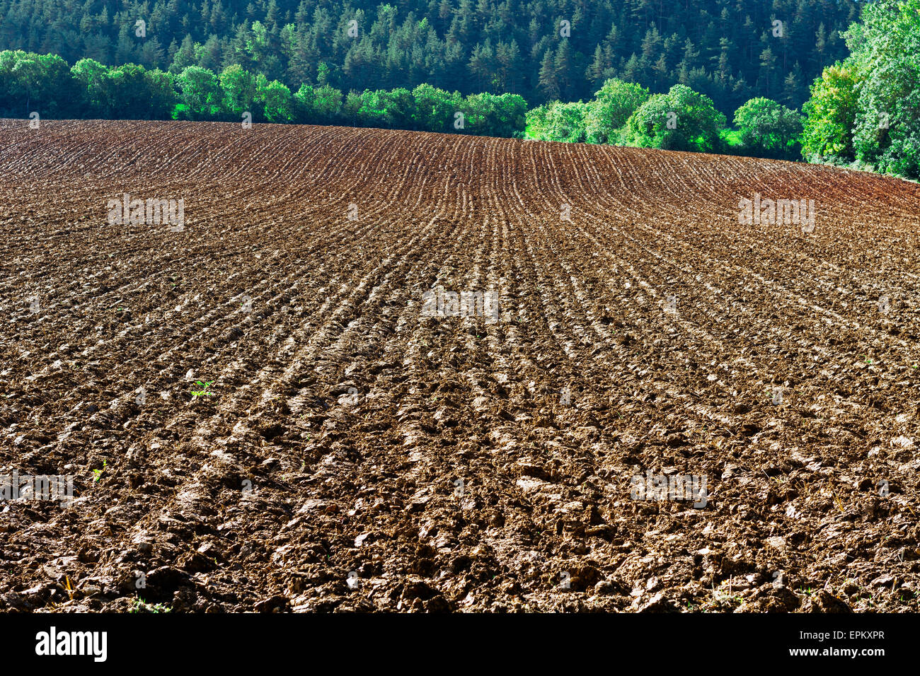 Ploughed field french countryside hi-res stock photography and images ...