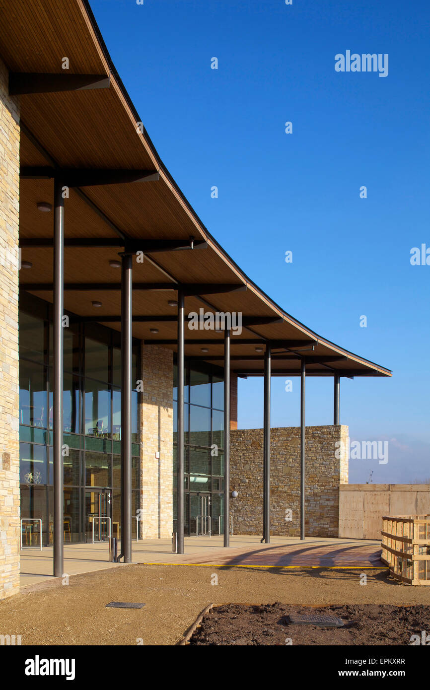 Exterior facade of Irish World Heritage Centre, Manchester, UK Stock ...