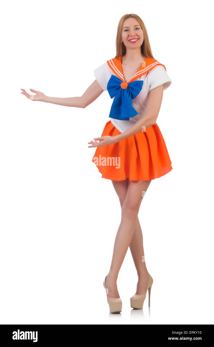 Female model in sailor moon costume Stock Photo - Alamy