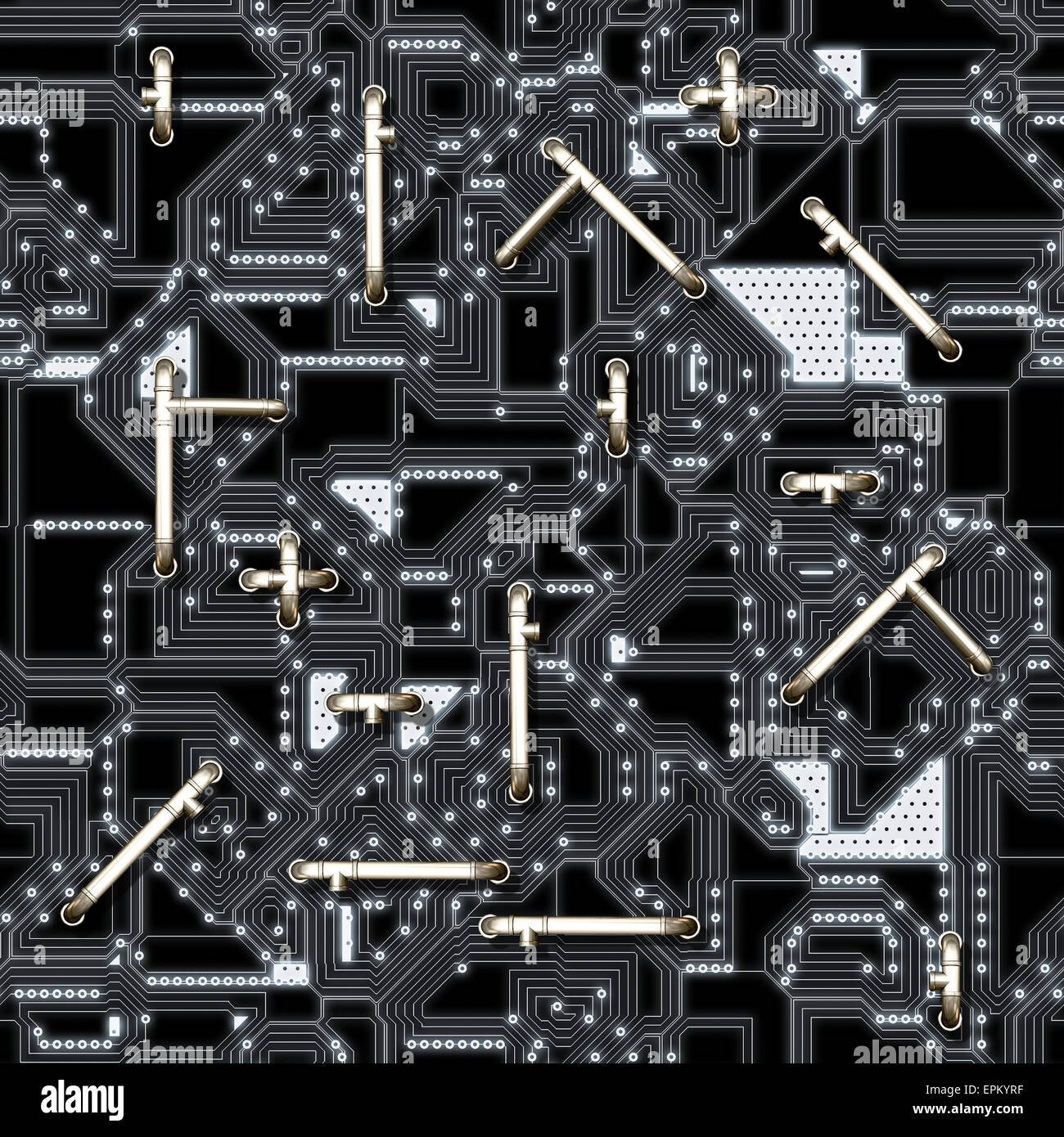 Circuit metal hi-res stock photography and images - Alamy