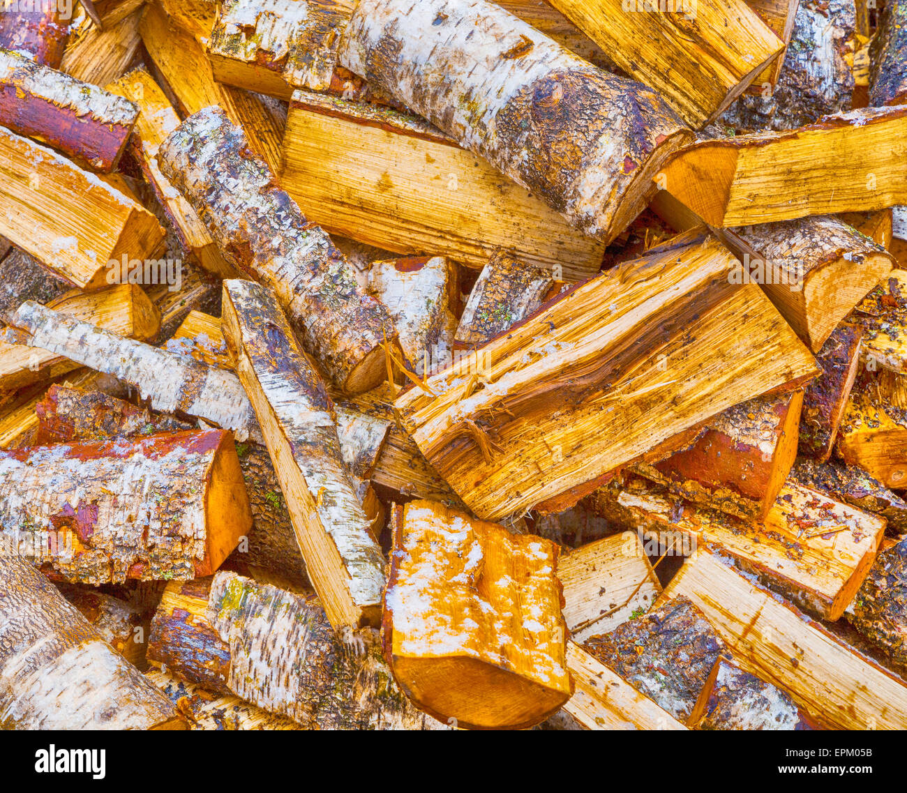 firewood, photo in old image style Stock Photo - Alamy