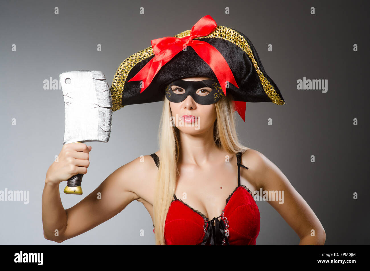 Pirate sailor carnival mask hi-res stock photography and images - Alamy