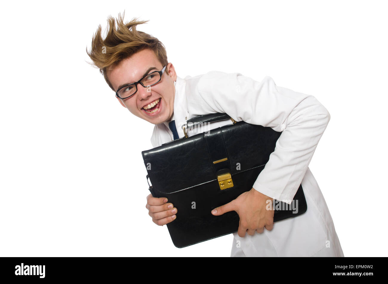 Frustrated doctor Cut Out Stock Images & Pictures - Alamy