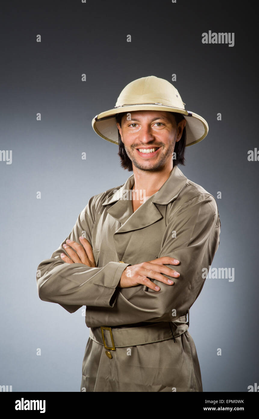 Caucasian hunter africa hi-res stock photography and images - Alamy
