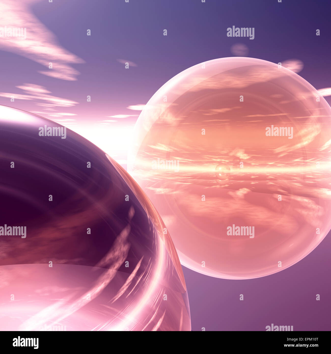 Spherical globe light hi-res stock photography and images - Alamy