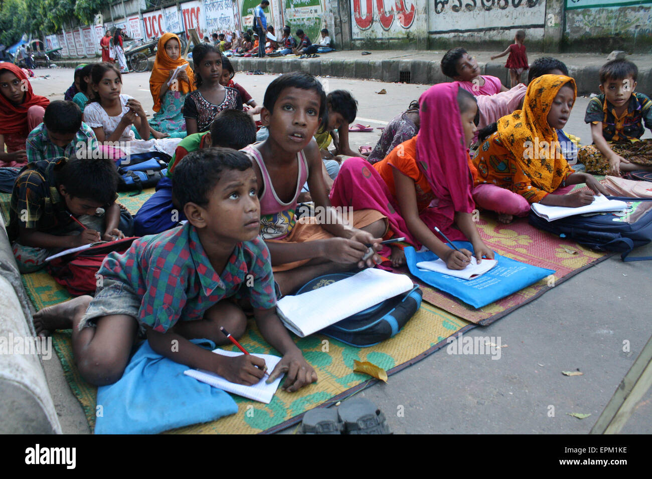 Indian Poor Children Studying