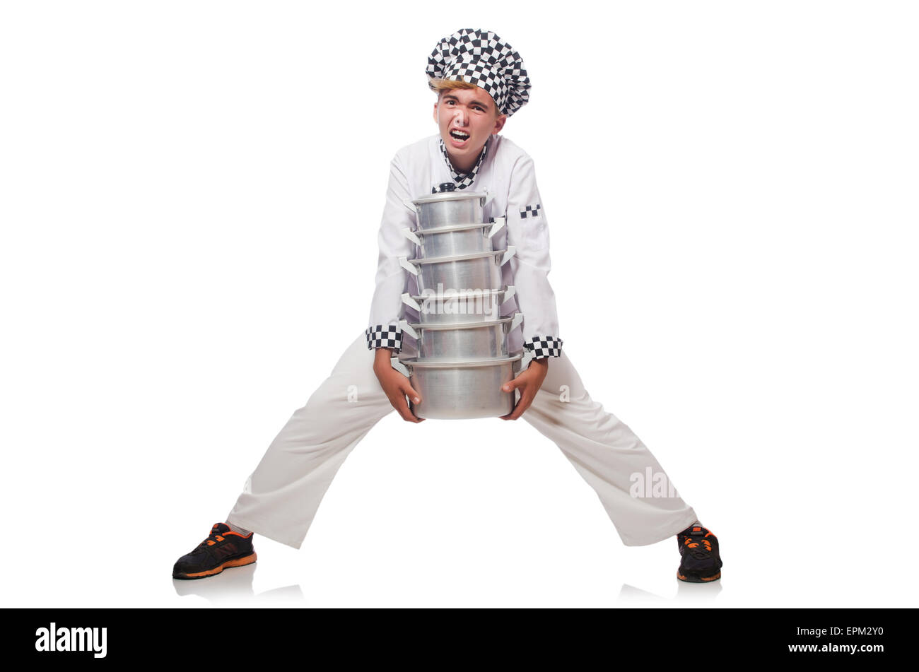 Funny young chef Cut Out Stock Images & Pictures - Alamy