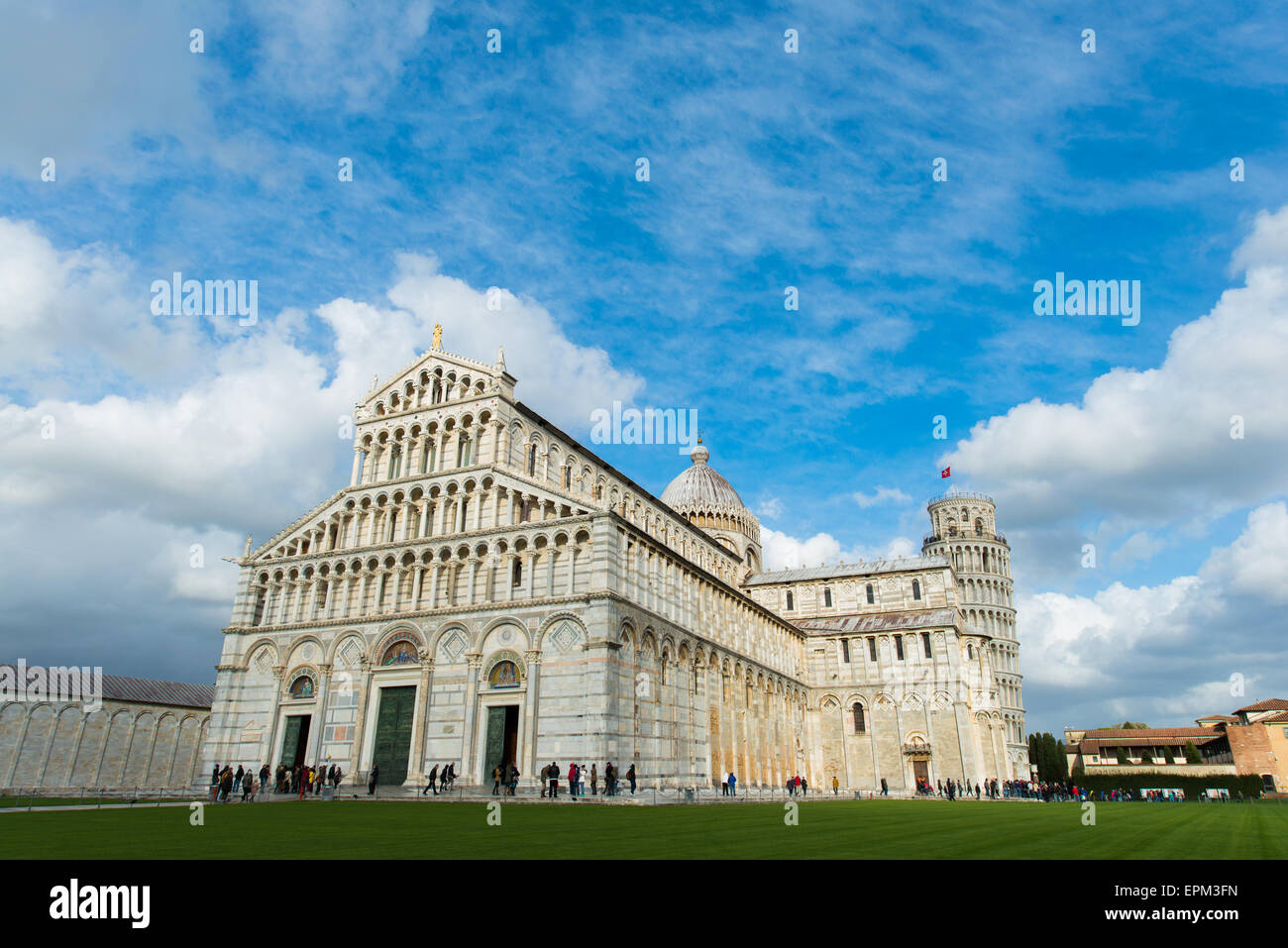 Famous leaning tower pisa during hi-res stock photography and images ...