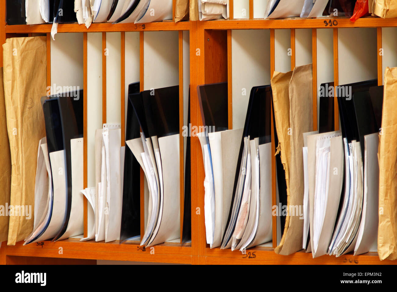 Medical archive record and CT scans Stock Photo - Alamy