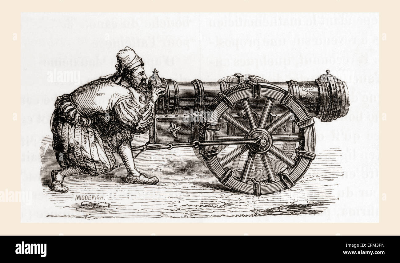 A 16th century breech loading German cannon Stock Photo - Alamy