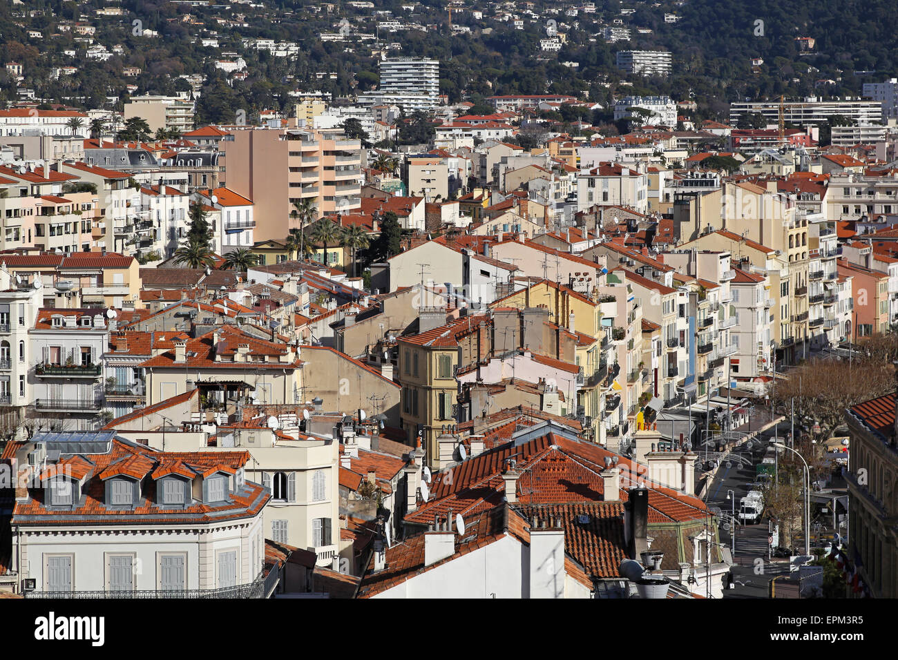 Cannes france aerial hi-res stock photography and images - Alamy