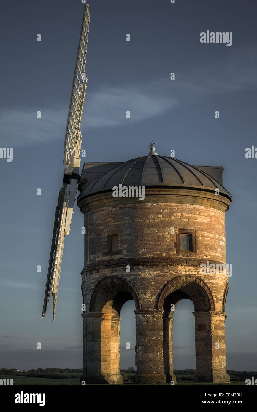 Chesterton windmill portrait Stock Photo - Alamy