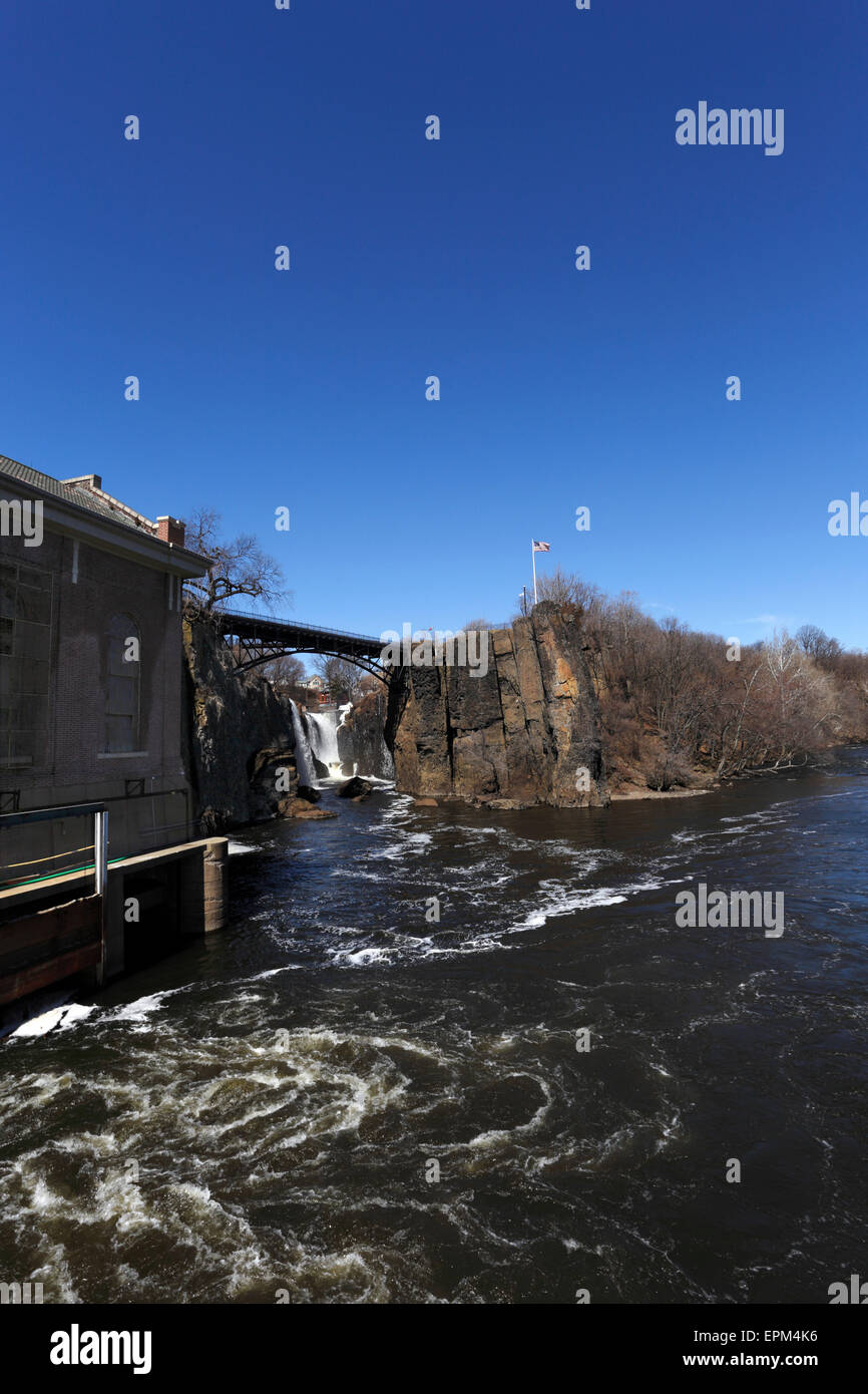 Paterson Falls National Historic Site Paterson New Jersey Stock Photo ...