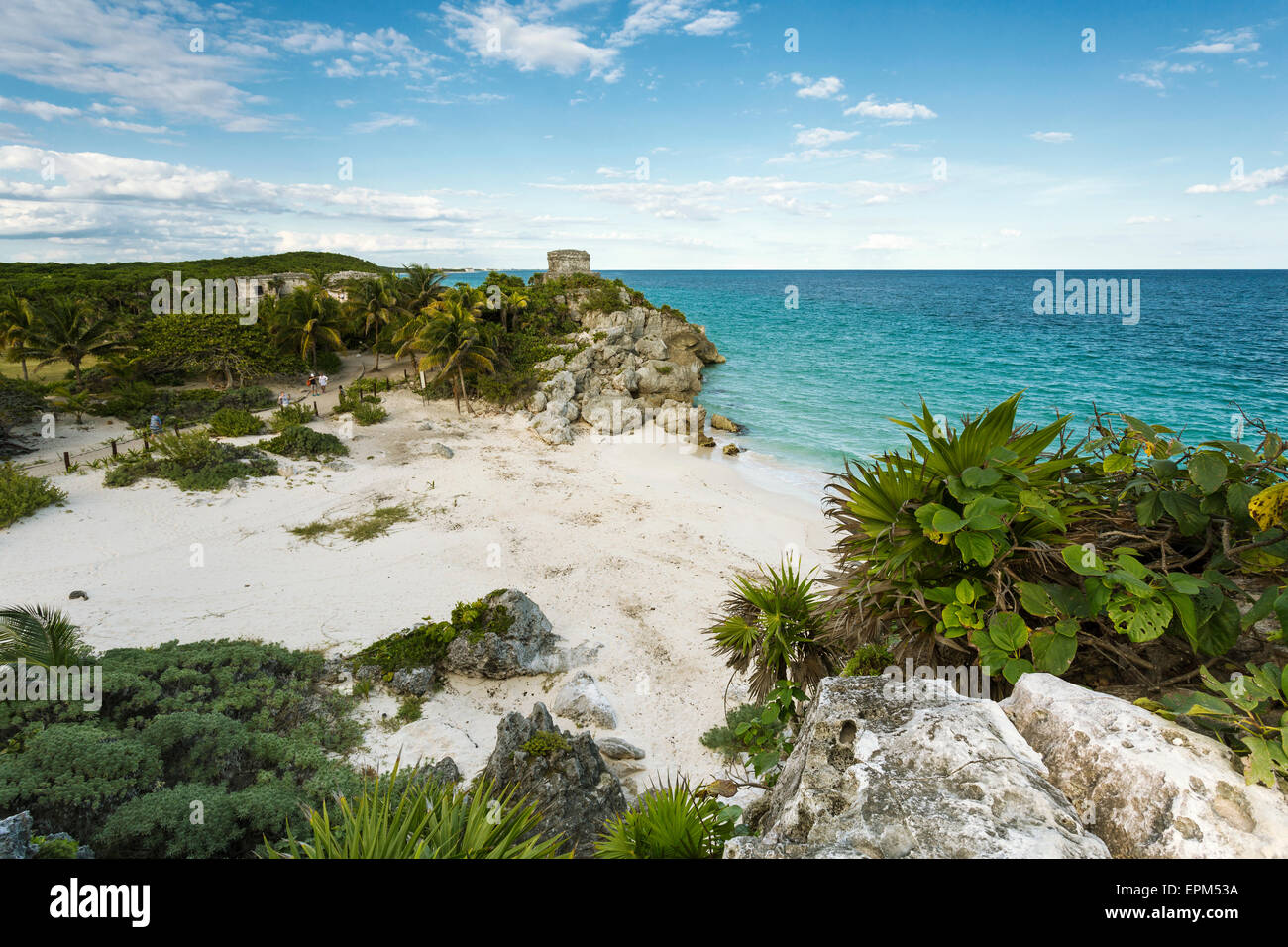 Mexico, Quintana Roo, Tulum, Ruinas Mayas Stock Photo - Alamy