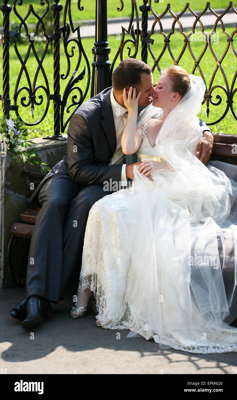 Young couple getting married hi-res stock photography and images - Alamy