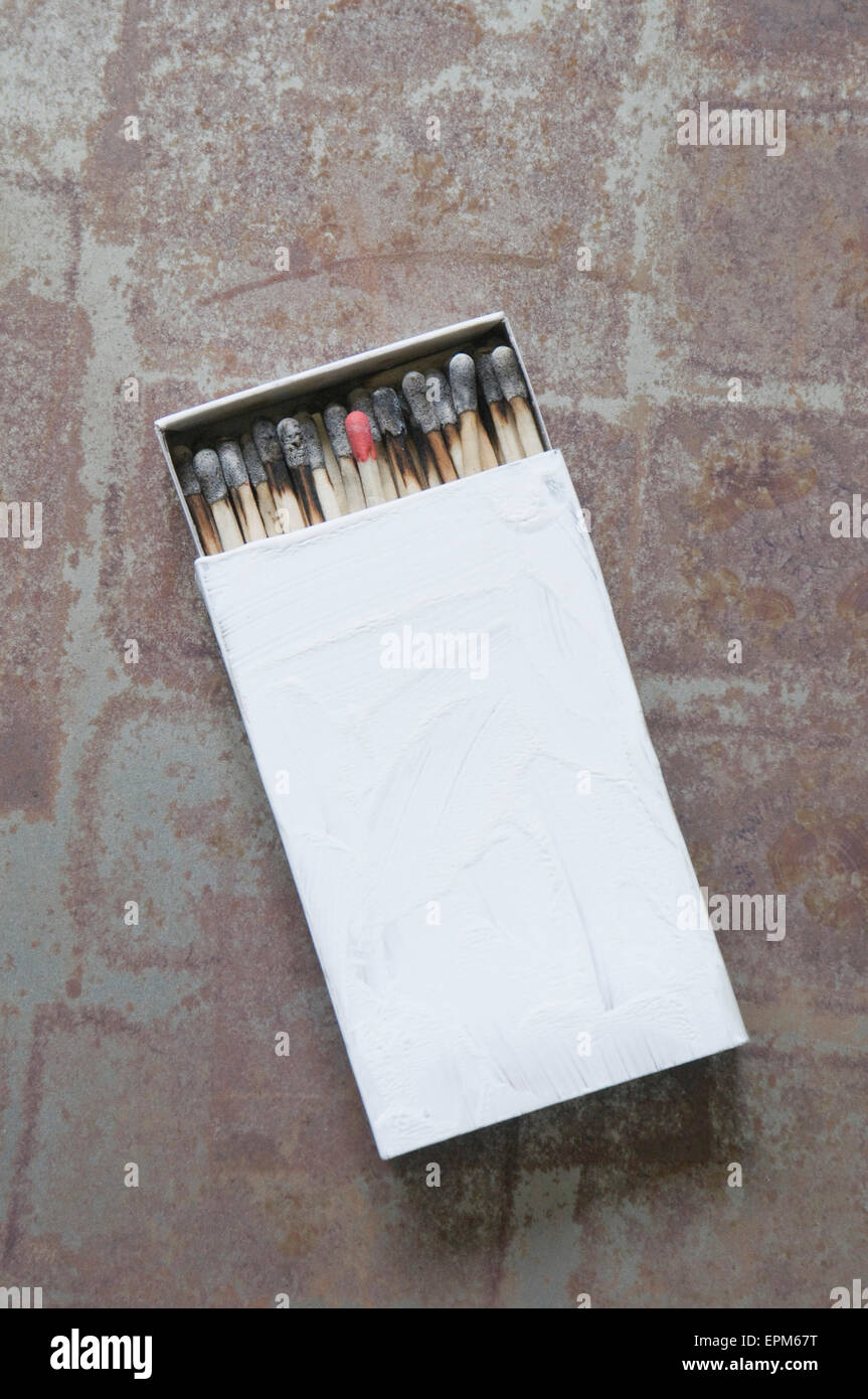 Burnt matches and box hi-res stock photography and images - Alamy