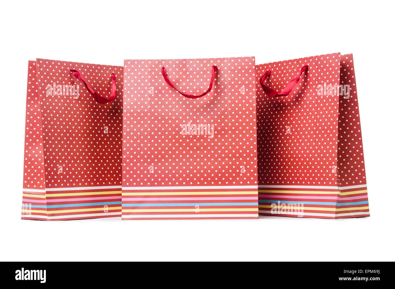 Gift bags isolated on the white background Stock Photo - Alamy