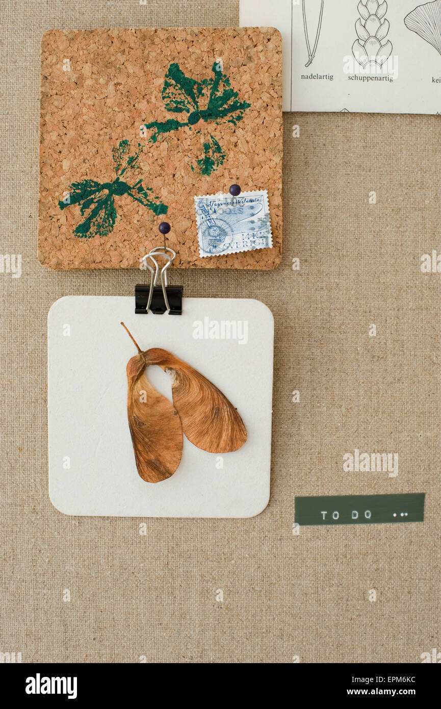 Pinboard fabric hi-res stock photography and images - Alamy