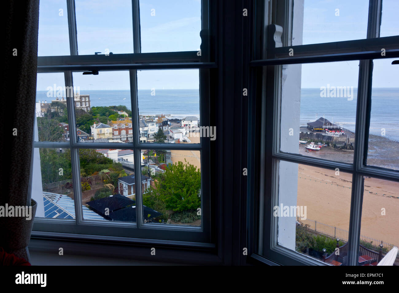 View from Royal Albion Hotel Broadstairs Stock Photo - Alamy