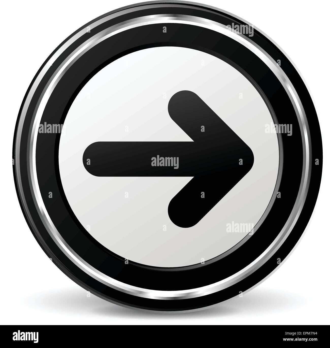 Arrow sign icon next button hi-res stock photography and images - Alamy