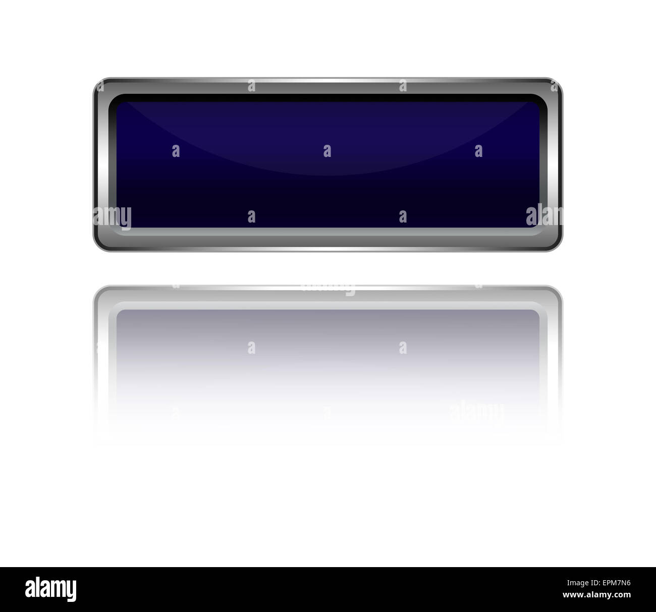 Blank button illustration Stock Photo - Alamy