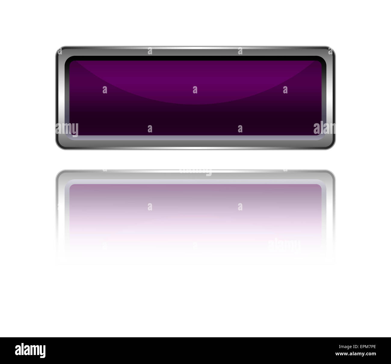 Blank button illustration Stock Photo - Alamy