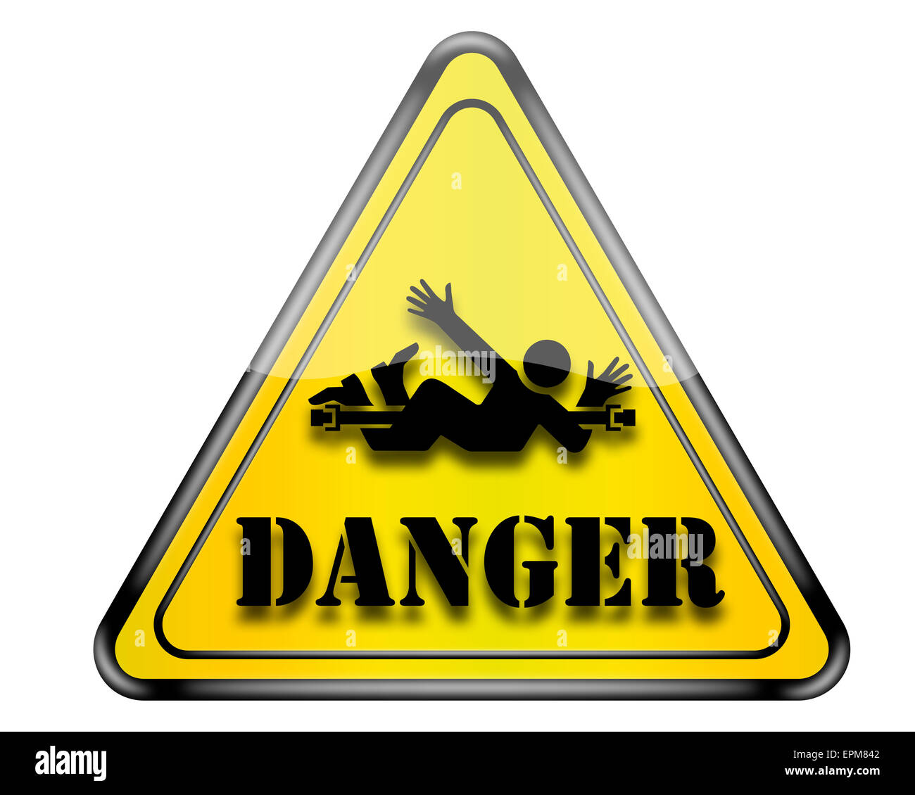 Danger of death warning sign Stock Photo - Alamy