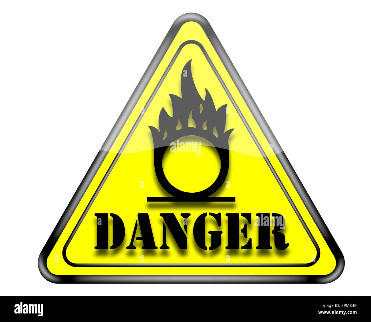 Danger of death warning sign Stock Photo - Alamy