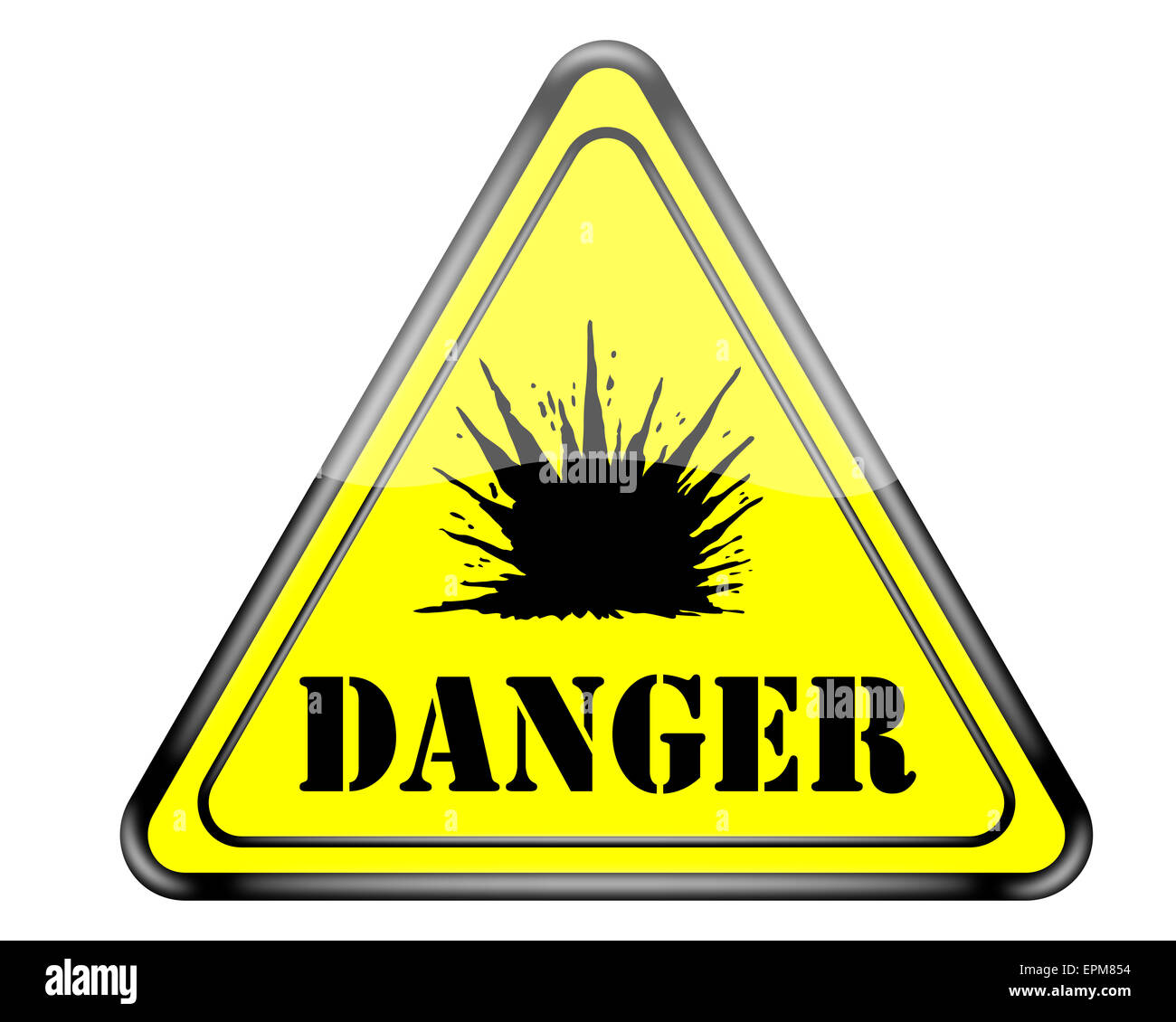 Danger of death warning sign Stock Photo - Alamy