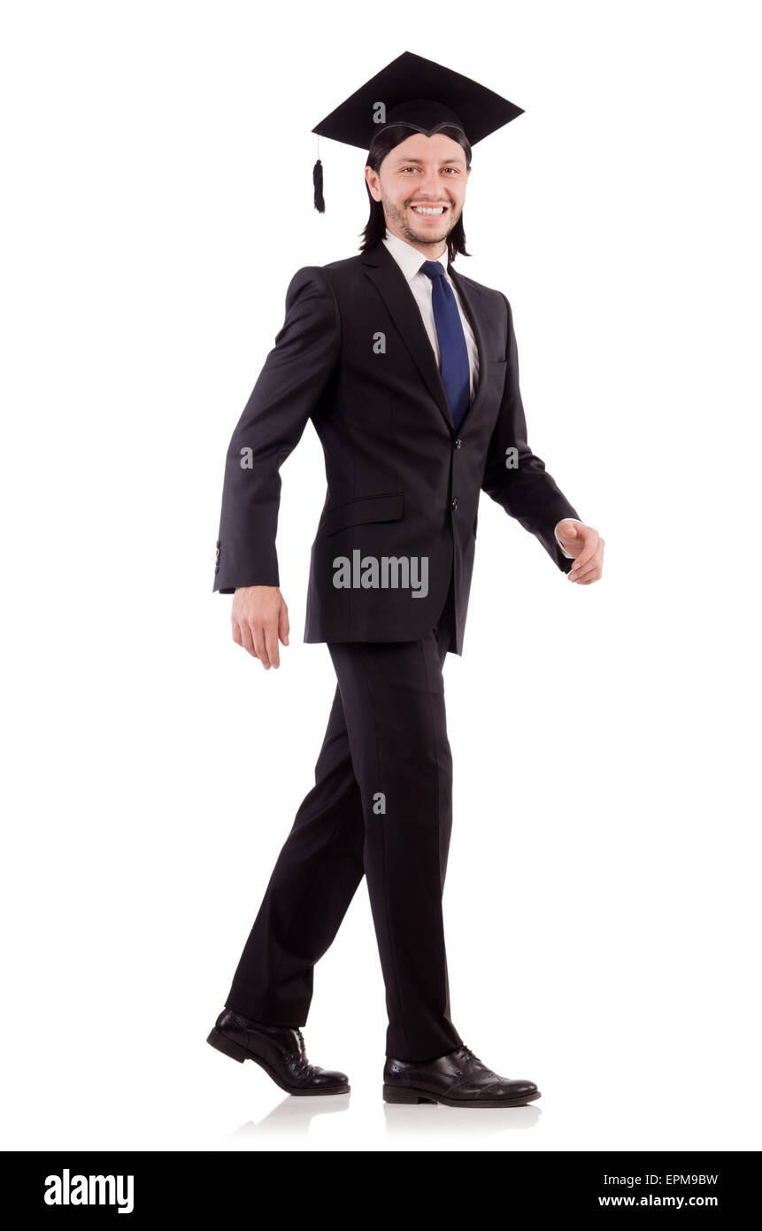 Student rushing to class uniform hi-res stock photography and images ...