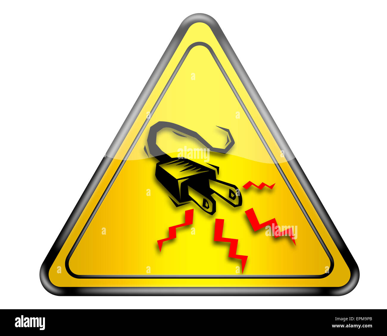 Danger of death warning sign Stock Photo - Alamy
