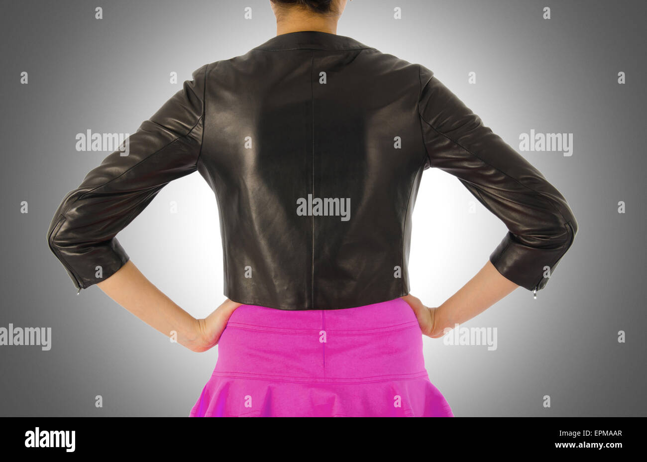 Stylish jacket isolated on model Stock Photo - Alamy