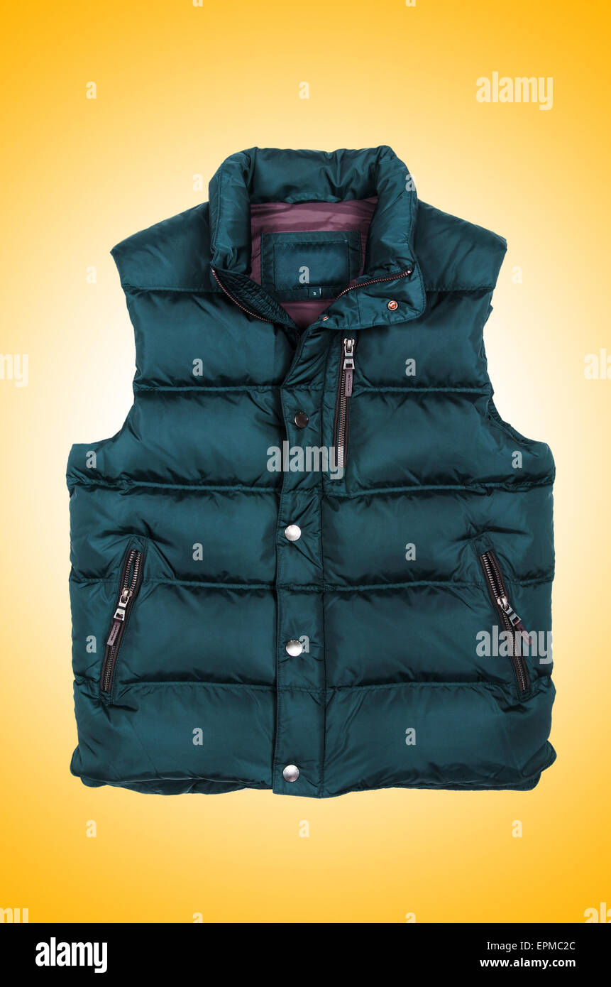 Vest isolated on the white background Stock Photo - Alamy