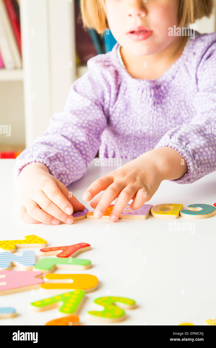 Learning alphabet hi-res stock photography and images - Alamy