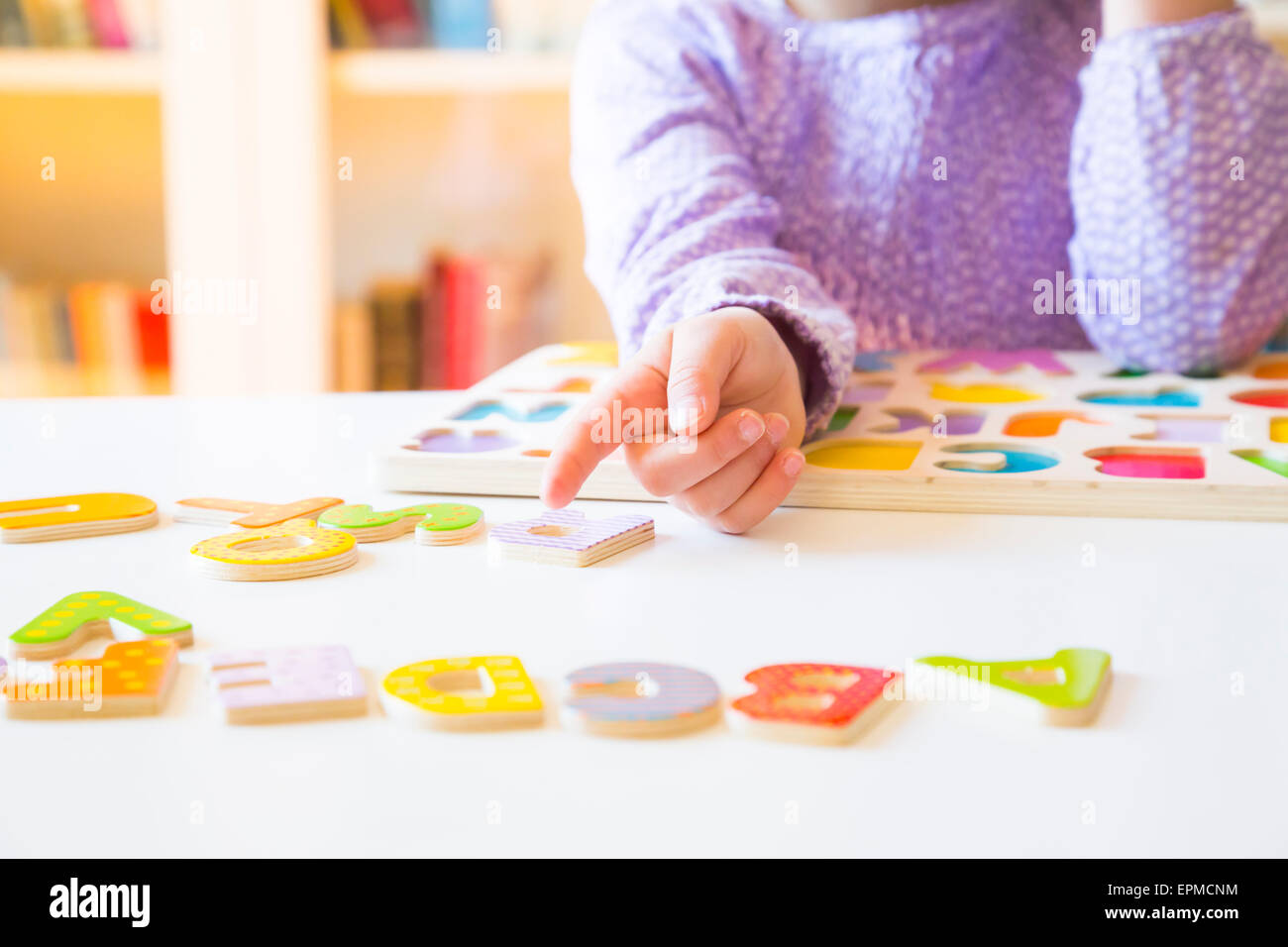 Learning alphabet hi-res stock photography and images - Alamy