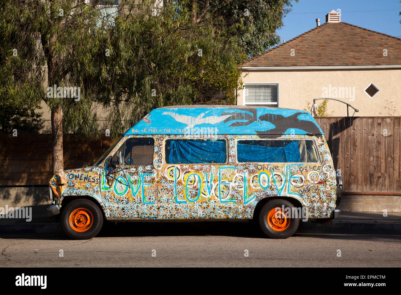 Love Van, Los Angeles, California Stock Photo - Alamy