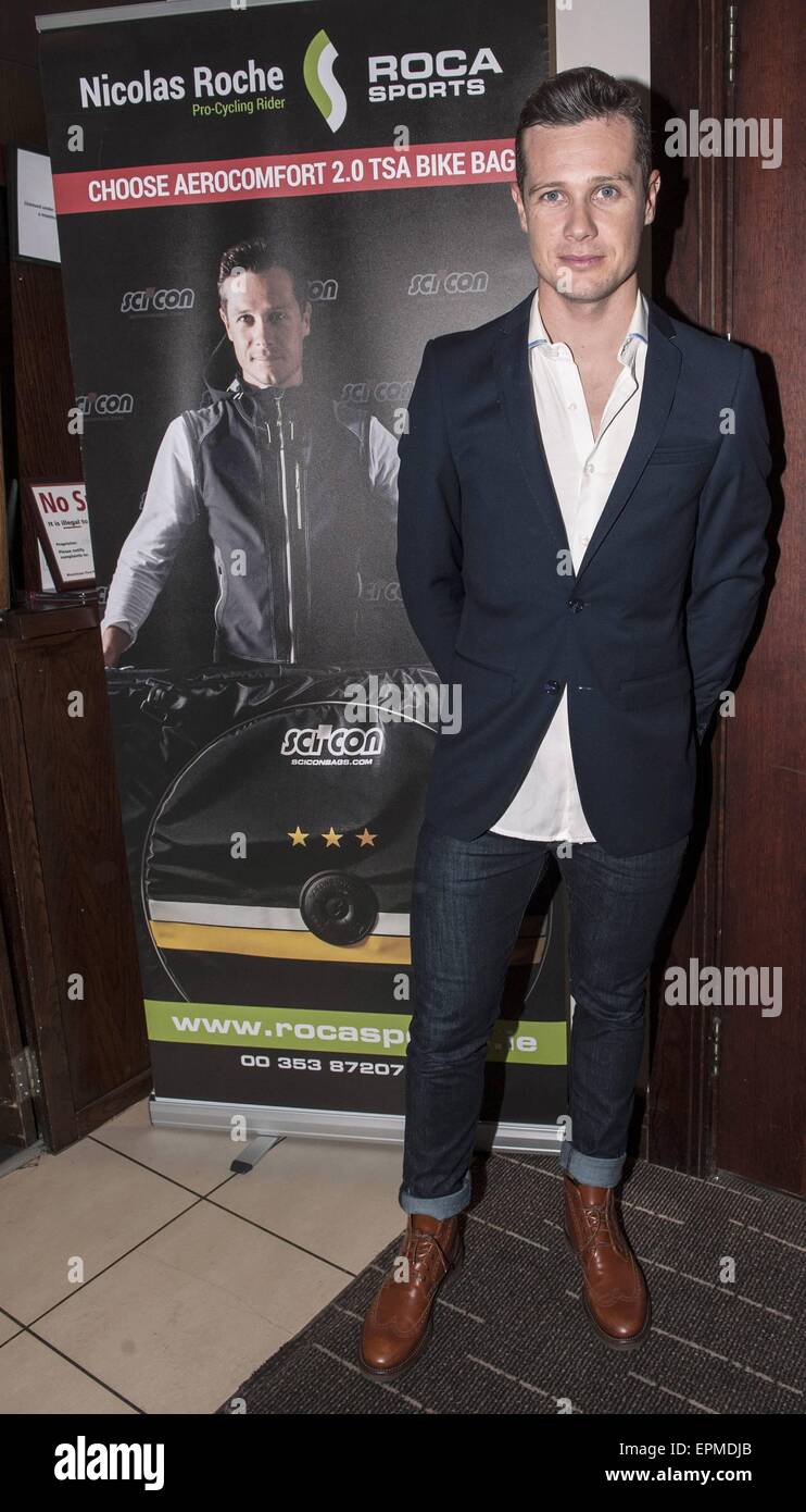 Irish professional cyclists Nicolas Roche, Sam Bennett, Philip Deignan ...