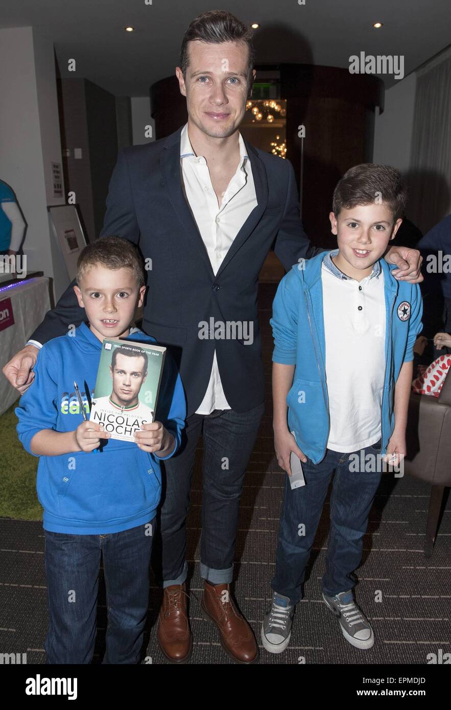 Irish professional cyclists Nicolas Roche, Sam Bennett, Philip Deignan ...