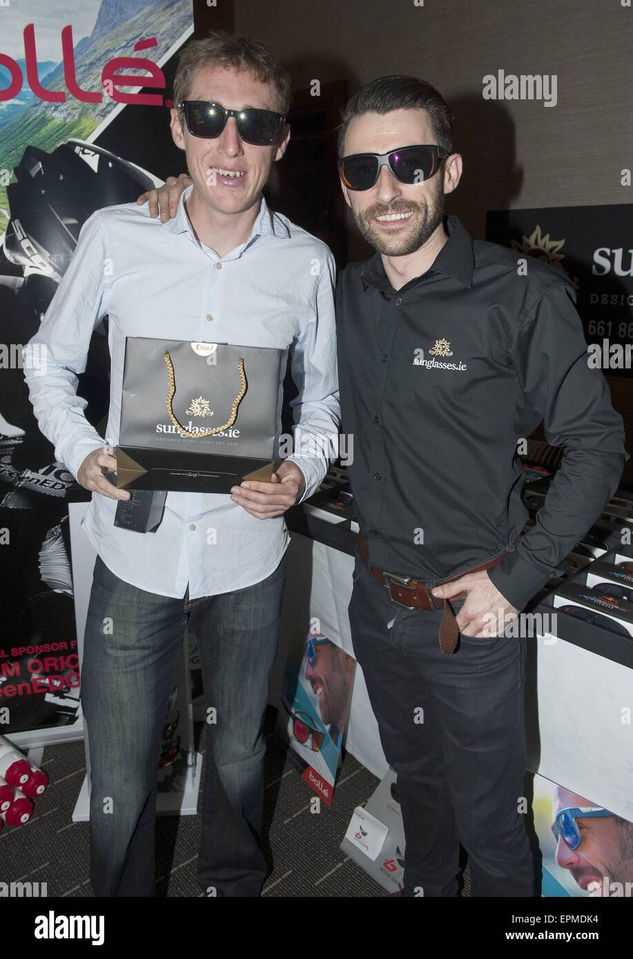Irish professional cyclists Nicolas Roche, Sam Bennett, Philip Deignan ...