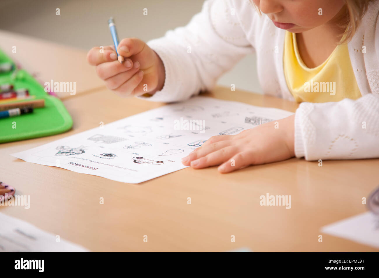 Exercise sheet hi-res stock photography and images - Alamy