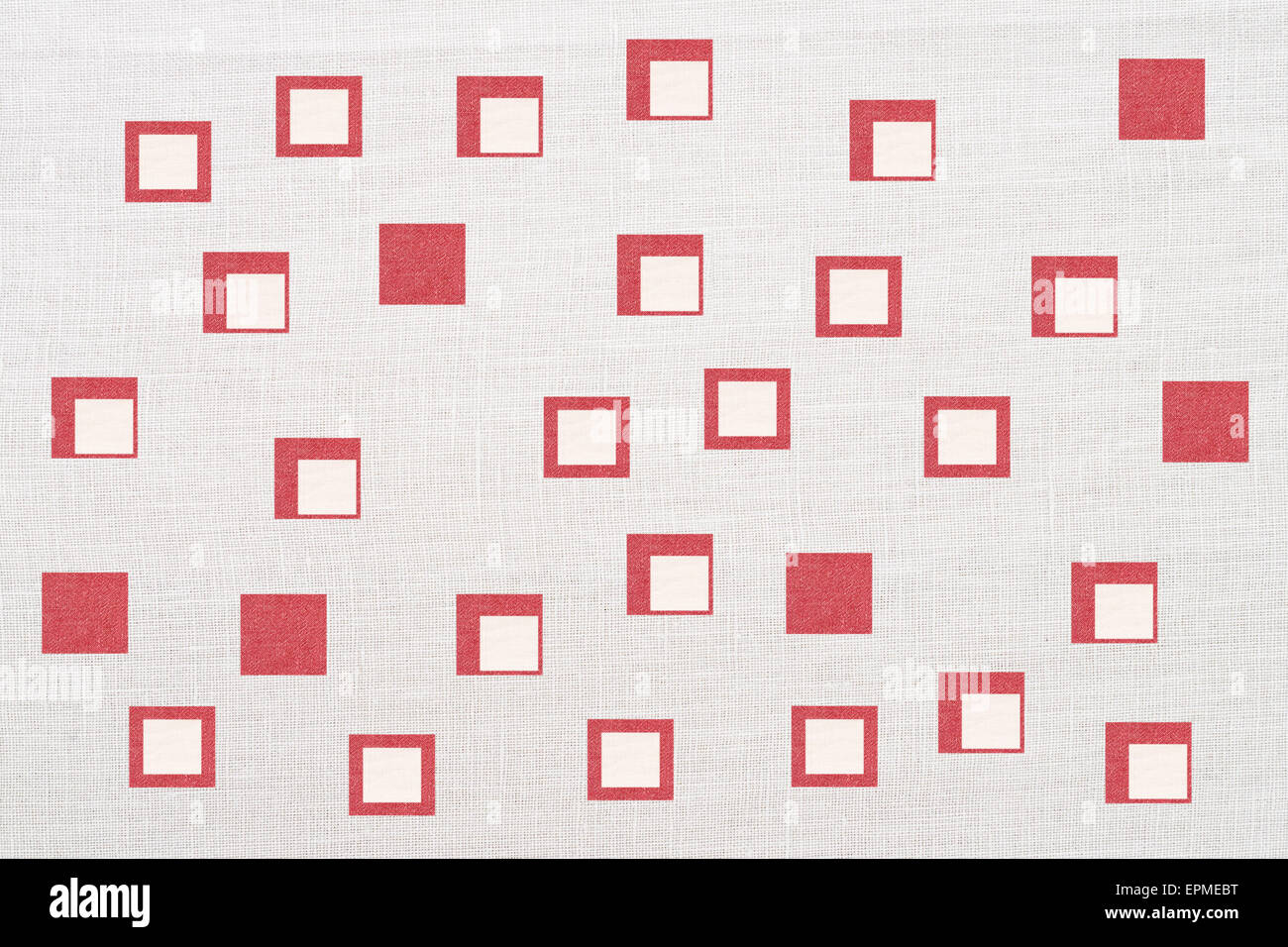 design square prints on textile surface - graphic background Stock ...