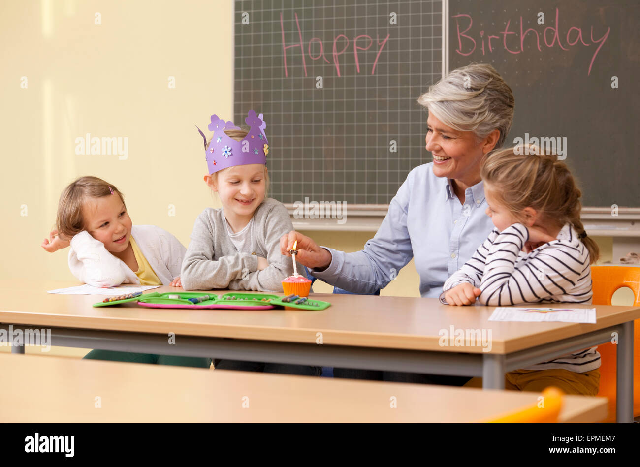 Teacher crown hi-res stock photography and images - Alamy